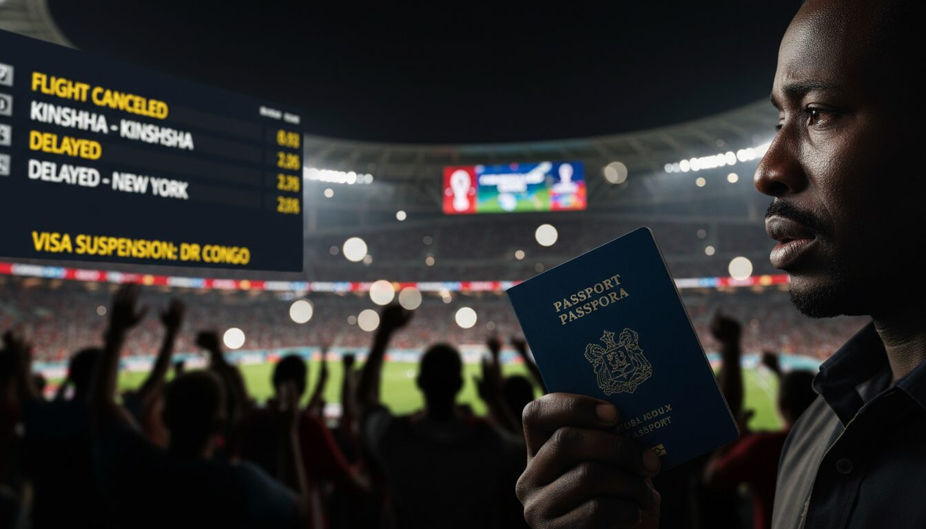 Coupe du monde 2026 : Visa USA suspendus pour la RDC, impact expliqué